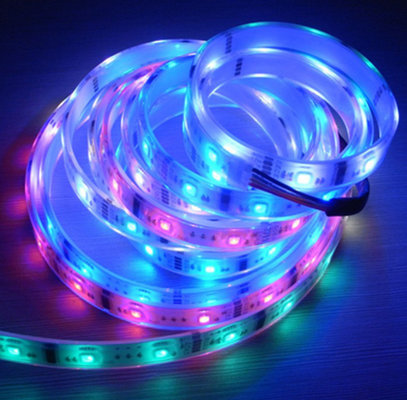 12V SMD 5050 silicon waterproof LED strip light IP68 colorful strip light supplier