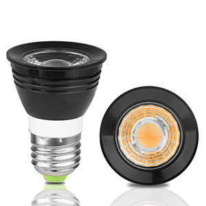 Black cover COB 5W Gu10/ Mr 16/E27 Spot light supplier