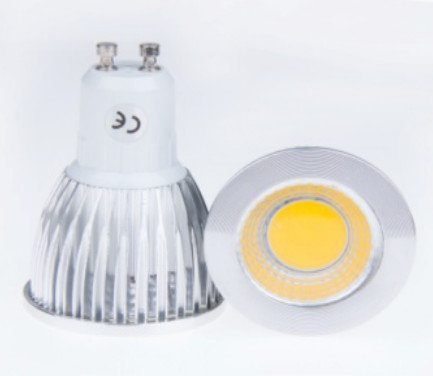 hot selling COB Sliver cover LED 5W Gu10/ Mr 16/E27 Dimmable Spot light supplier