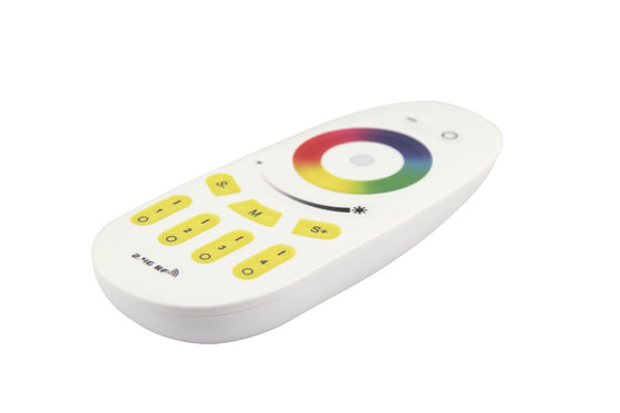 3A remote 20~30 meter RF 2.4G wifi LED RGBW controller Colorful model supplier