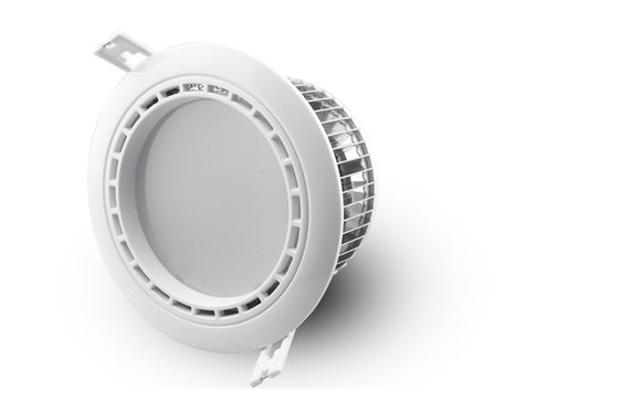 Newest 15W 1650Lm recessed cut out 125mm excellence Fins Heat dissipation LED down light supplier