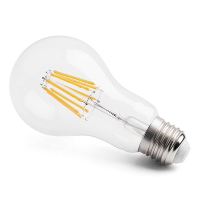 E27 2W-10W 85-265V AC Filament Full Milky Glass A60 warm white LED Bulb supplier