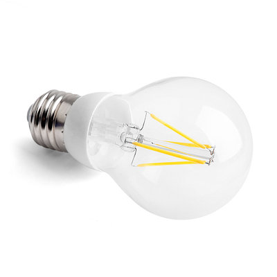 E27 2W-10W 85-265V AC Filament Full Milky Glass A60 warm white LED Bulb supplier