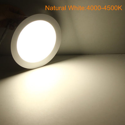 LED Panel light 4W 6W 9W 12W 15W 25W Round Ultrathin SMD 2835 Power Driver Ceiling Panel Lights Cool/Natural/Warm White supplier