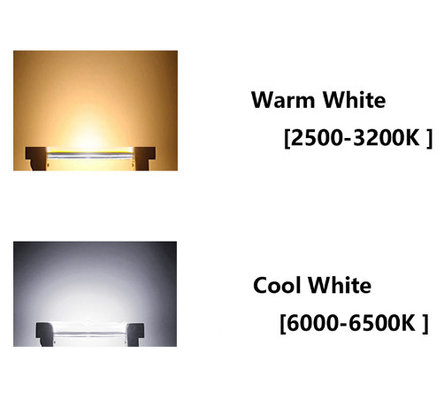 LED R7S Glass Tube 118mm 78mm dimmable Instead of halogen lamp cob 220V 230v Energy saving powerful R7S led bulb 15W 30W supplier