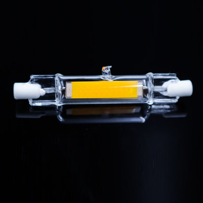 LED R7S Glass Tube 118mm 78mm dimmable Instead of halogen lamp cob 220V 230v Energy saving powerful R7S led bulb 15W 30W supplier