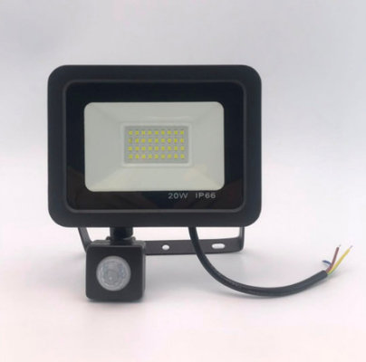 10W 20W 30W 50W 100W Led Flood Light With Adjustable PIR Sensor SMD 2835 Floodlights Outdoor Lighting For Street Square supplier