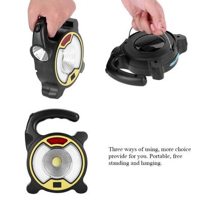 Outdoor Flashlights Luminaire LED 6LEDs Solar Power Collapsible Portable LED Rechargeable Hand Lamp Camping Lantern Ligh supplier