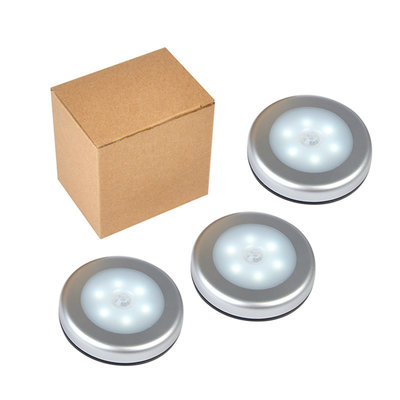 LED Motion Sensor Led Under Cabinet Lights Dry Battery LED Night Light Motion Lamp 6leds PIR Body Motion Wall Ind supplier