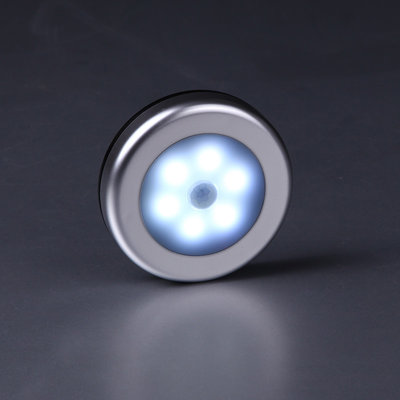 LED Motion Sensor Led Under Cabinet Lights Dry Battery LED Night Light Motion Lamp 6leds PIR Body Motion Wall Ind supplier