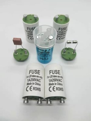 factory direct led starter for led t8 tubes fuse starter CE Rohs lamp led tube starter supplier