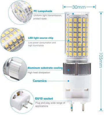 G12 LED Light Bulbs 15W LED 96LEDs Bulb 150W G12 Incandescent Replacement Lights LED Corn Light Bulb for Street Warehous supplier