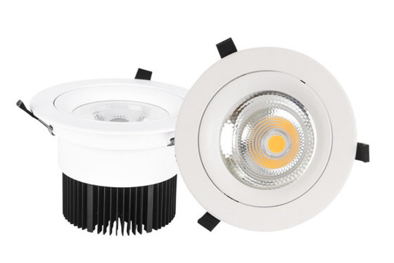 factory price 220v 40w 50w dimmable cob downlight adjustable 4000lm with 6inch 8inch