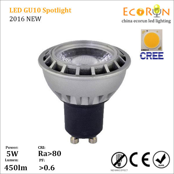 natural white cree cob tuv led spotlight gu10 5w 7w dimmable led spot 220v