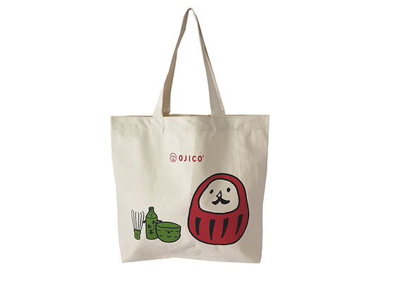 10A 100% Cotton Canvas Eco Tote Bag Printed Organic Cotton Canvas Shopper