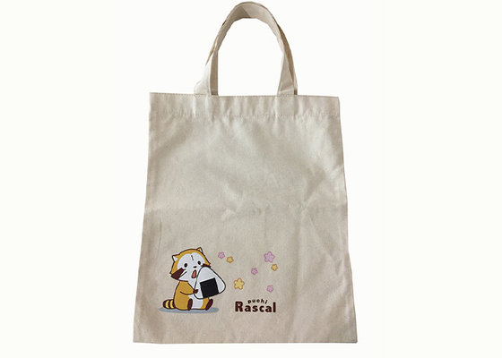 Shopping Reusable Environmentally Friendly Tote Bags 4C Printing Handle Style
