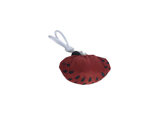 190T Polyester Reusable Shopping Bags That Fold Into Themselves Watermelon Flat Shape
