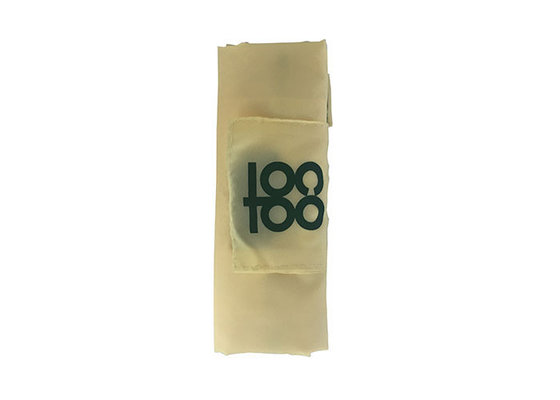Custom Printed Polyester Fold Up Reusable Grocery Bags , Foldaway Tote Bag
