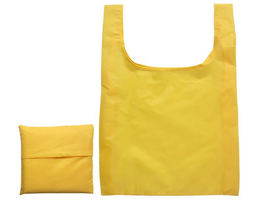 Breathable Folding Polyester Tote Bags T Shirt Shape Waterproof 190T