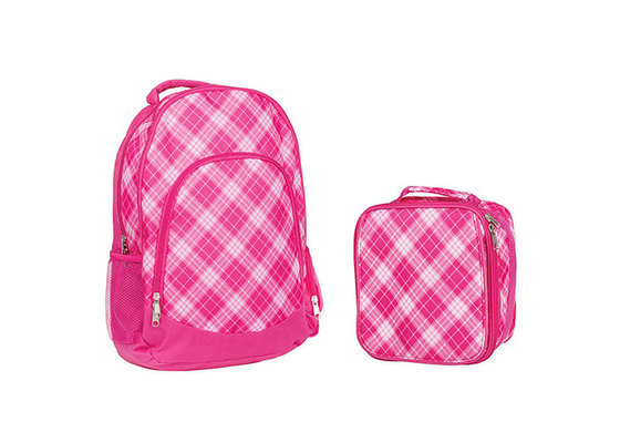 600D Polyester Custom Drawstring Backpack Padded Shoulder Strapes Water Resistant