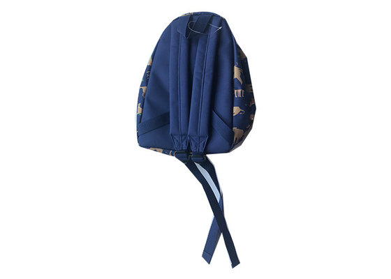 Blue Stylish Polyester Custom Drawstring Backpack With Adjustable Shoulder Strapes