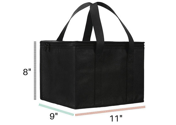 Lightweight Non Woven Lunch Cooler Tote Bag 120GSM Silk Screen Eco Friendly