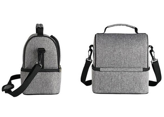 Customized Logo Cooler Tote Bag Double Deck Coolers & Insulated Bags