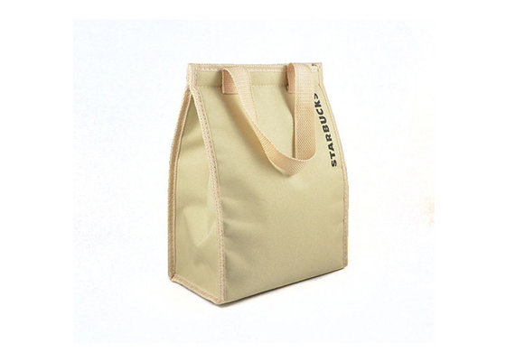 Eco Friendly Pattern Nylon Cooler Bags Sew Silk Screen Printing / Heat Transfer