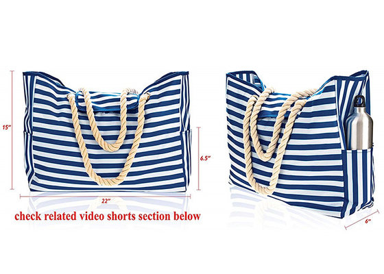Blue Sky Oxford Waterproof Beach Bags And Totes 12A Canvas Polyester Handbags