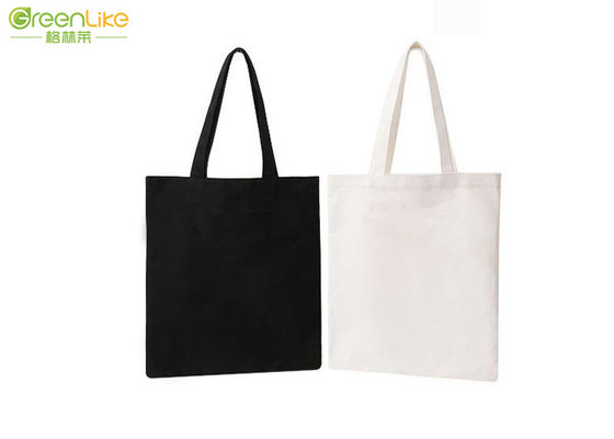 8 Ozs Blank Custom Eco Friendly Shopping Bags Personalized 100% Cotton Canvas