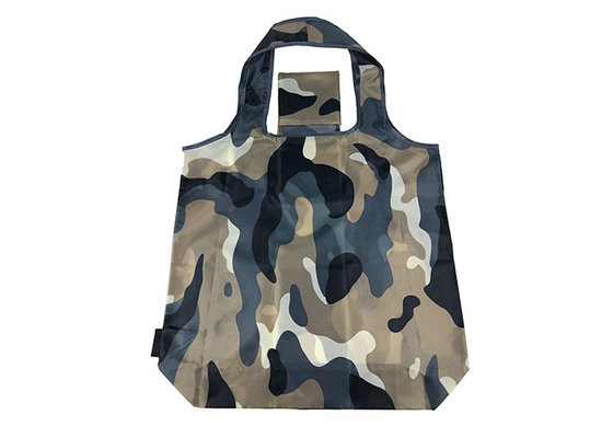 Eco Friendly Foldable Shopping Bag In Pouch Heat Transfer Printing And Logo Tag