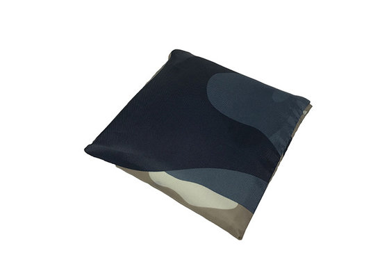 Eco Friendly Foldable Shopping Bag In Pouch Heat Transfer Printing And Logo Tag