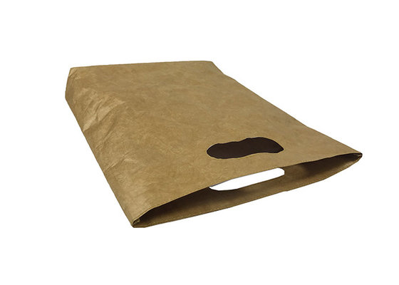 Eco Reusable Shopping Bags 29*31cm Tyvek Christmas Gift Tote Bags With Die - Cut Handles