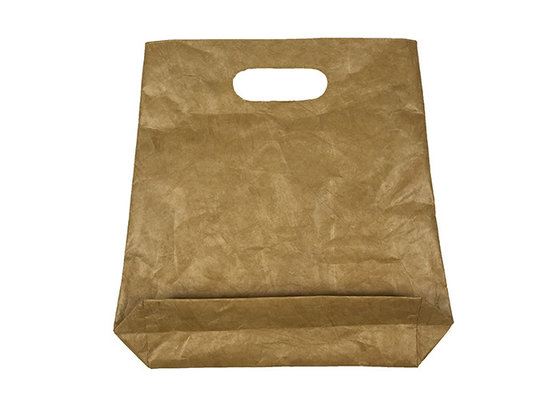 Eco Reusable Shopping Bags 29*31cm Tyvek Christmas Gift Tote Bags With Die - Cut Handles