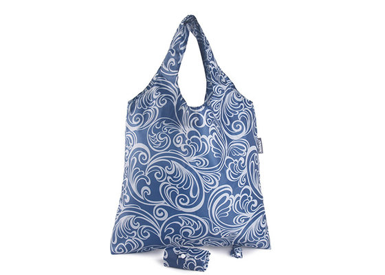 Supermarket Reusable Folding Tote Bag Travel Nylon Foldable Reusable Shopping Bags
