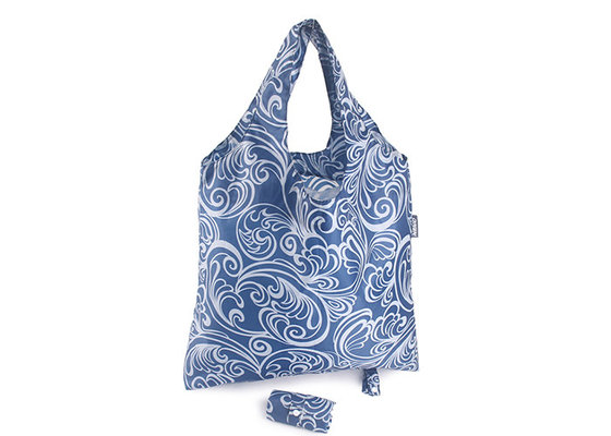 Supermarket Reusable Folding Tote Bag Travel Nylon Foldable Reusable Shopping Bags