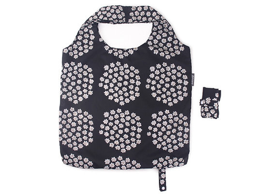 Personalized Button Closure Collapsible Tote Bag Foldable Gift Bag Eco Friendly