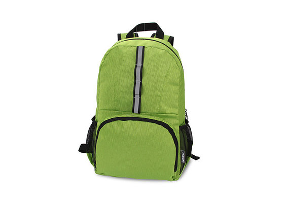 Green Foldable Waterproof Backpack 20-35L Ripstop Ultralight Foldaway Rucksack