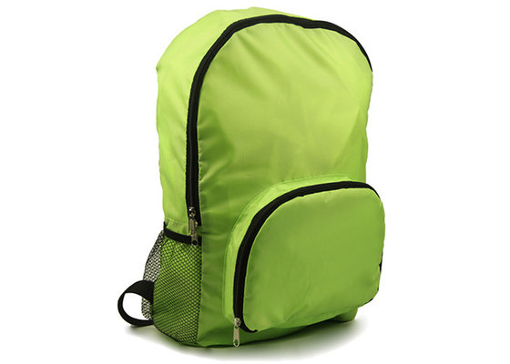 Personalized Multi Package Green Fold Up Rucksack Durable Double Zipper