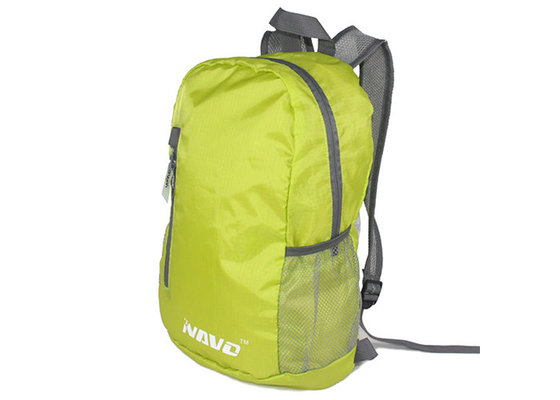 Outside Nylon Waterproof Folding Backpack , Customized Foldaway Backpack