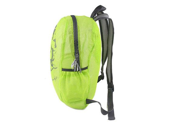 Beautiful Modern Women Foldable Lightweight Waterproof Travel Backpack Printing Green