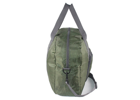 Waterproof Easy Travel Collapsible Folding Duffle Luggage Bag Reinforced Long Grey Webbing Handles