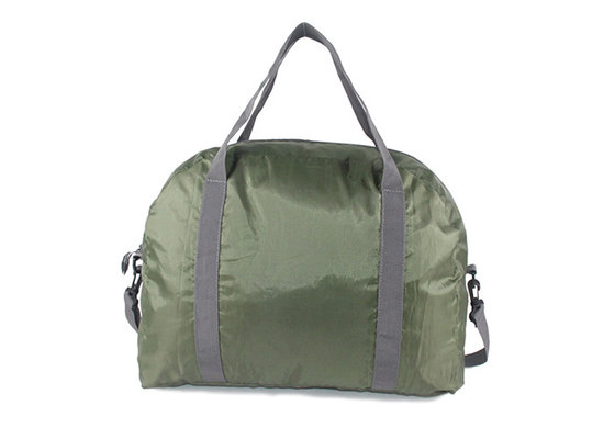 Waterproof Easy Travel Collapsible Folding Duffle Luggage Bag Reinforced Long Grey Webbing Handles