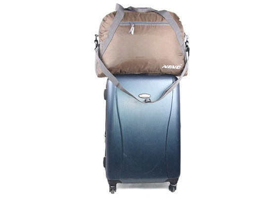 High Density Nylon Webbing Printed Foldable Travel Bag Unique Two Mesh Pockets