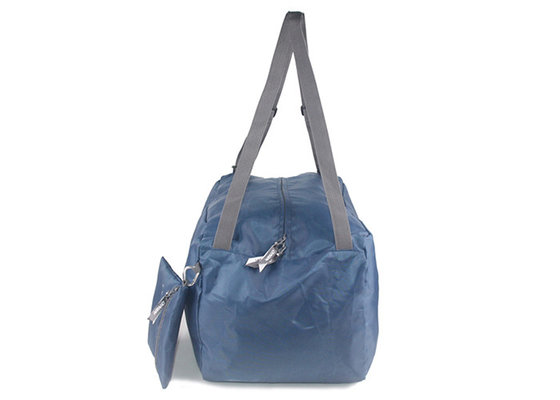 Personalized Backpack Style Zipper Folding Travel Bag 300D Polyester Logo Print