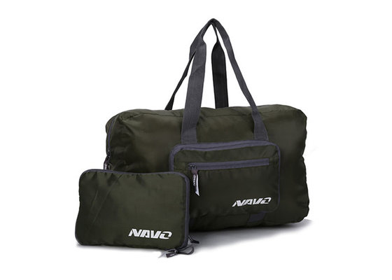 OEM Color Water Resistant Foldable Duffle Bag Eco Friendly Front Zipper Pocket