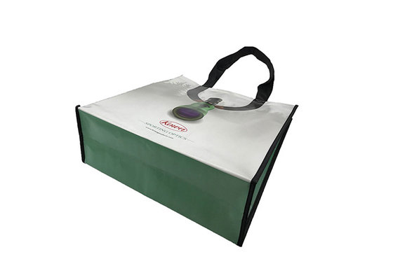 Grocery Shopping Non Woven Polypropylene Shopping Bags Two Tone Medium Size