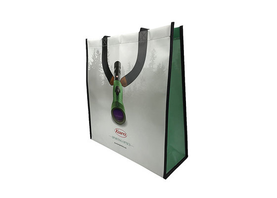 Grocery Shopping Non Woven Polypropylene Shopping Bags Two Tone Medium Size