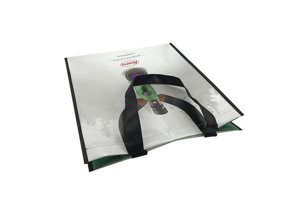 Grocery Shopping Non Woven Polypropylene Shopping Bags Two Tone Medium Size