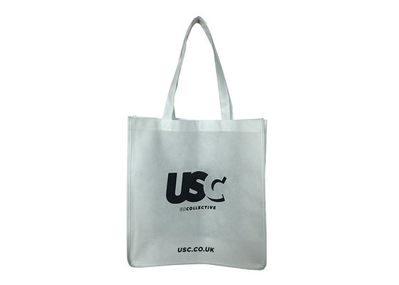 Ultra Slim Eco Non Woven Tote Bags Modern Stylish Classic Black White Design